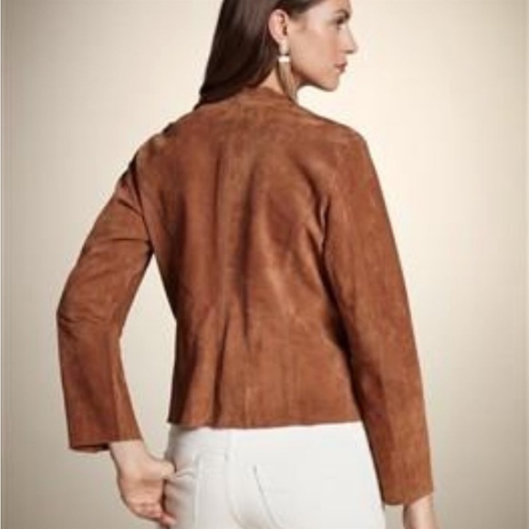 Chico's | Jackets & Coats | Nwt Chicos Suede Cascade Jory Jacket | Poshmark